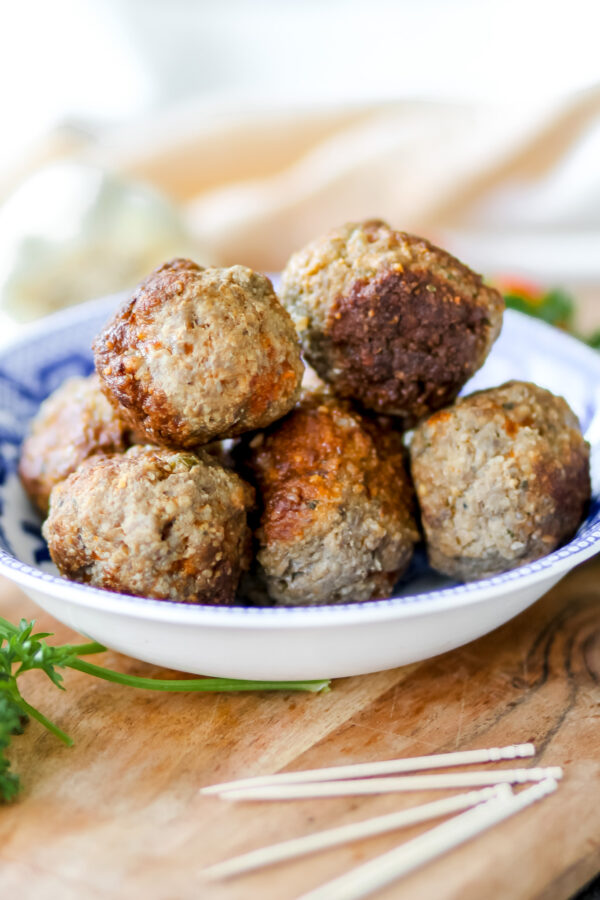 Beef Meatballs - Genuinely Jana