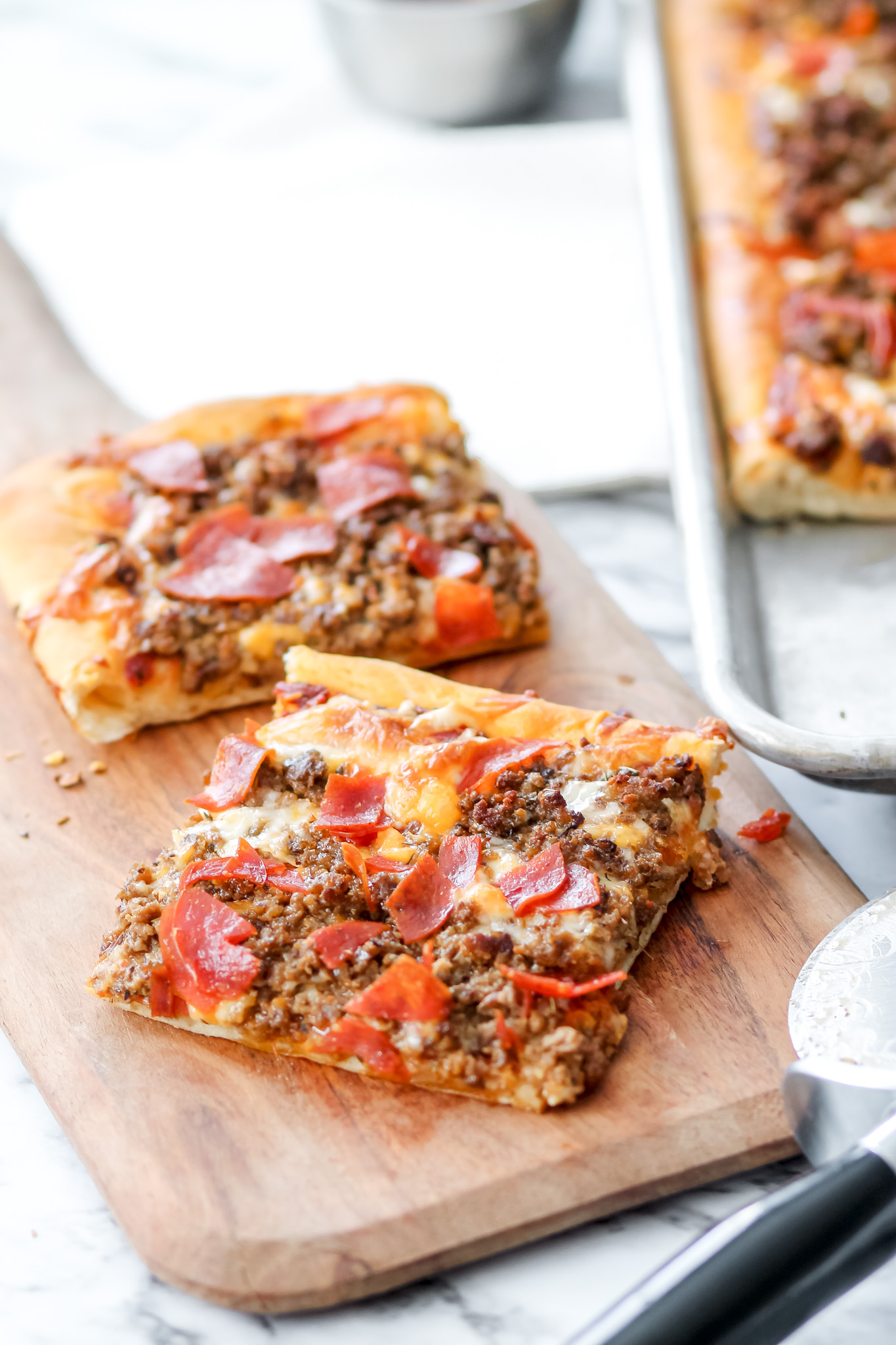 Sheet Pan Pizza - Genuinely Jana