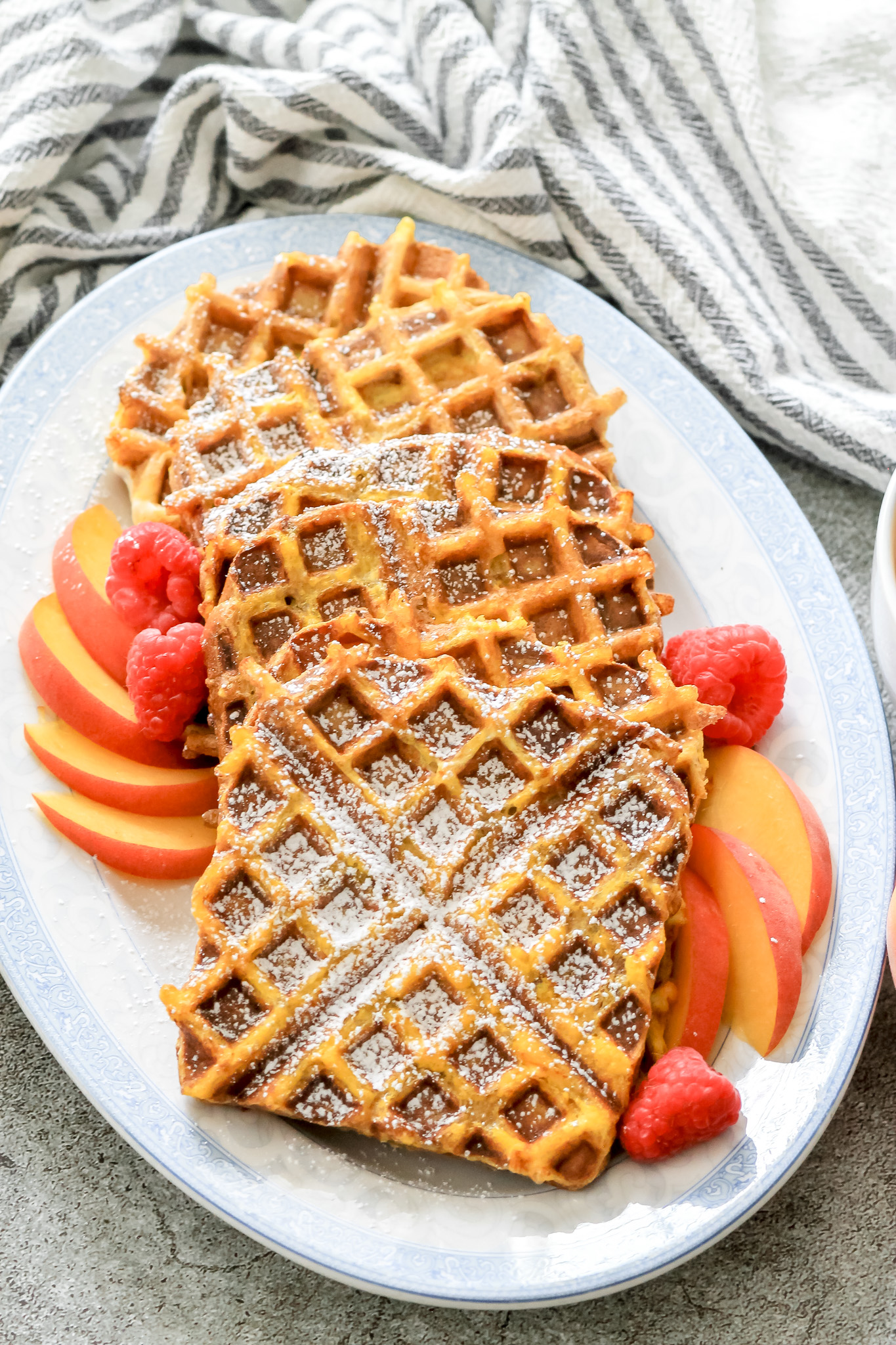 French Toast Waffles - Genuinely Jana