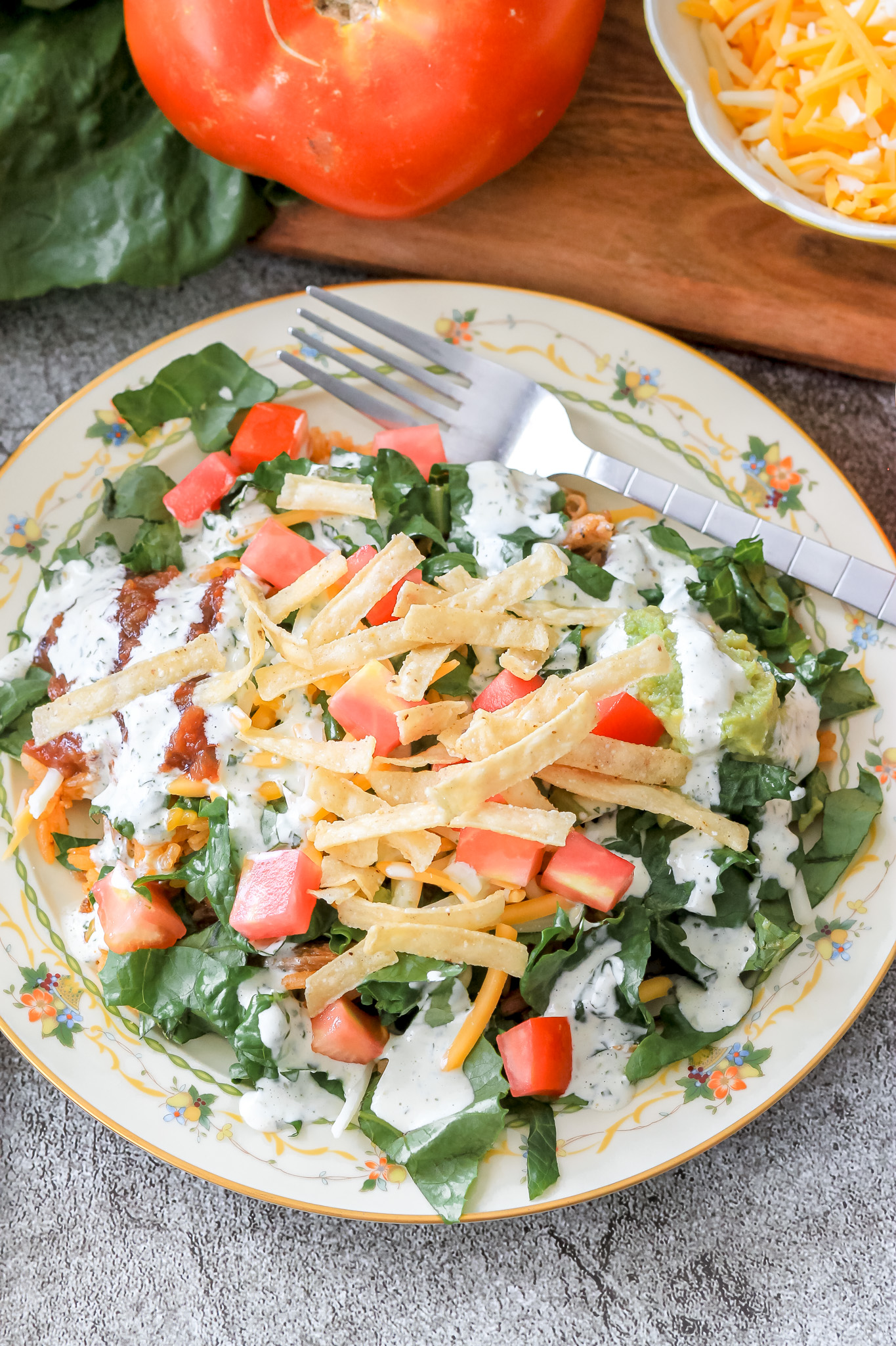 Sweet Pork Salad - Genuinely Jana