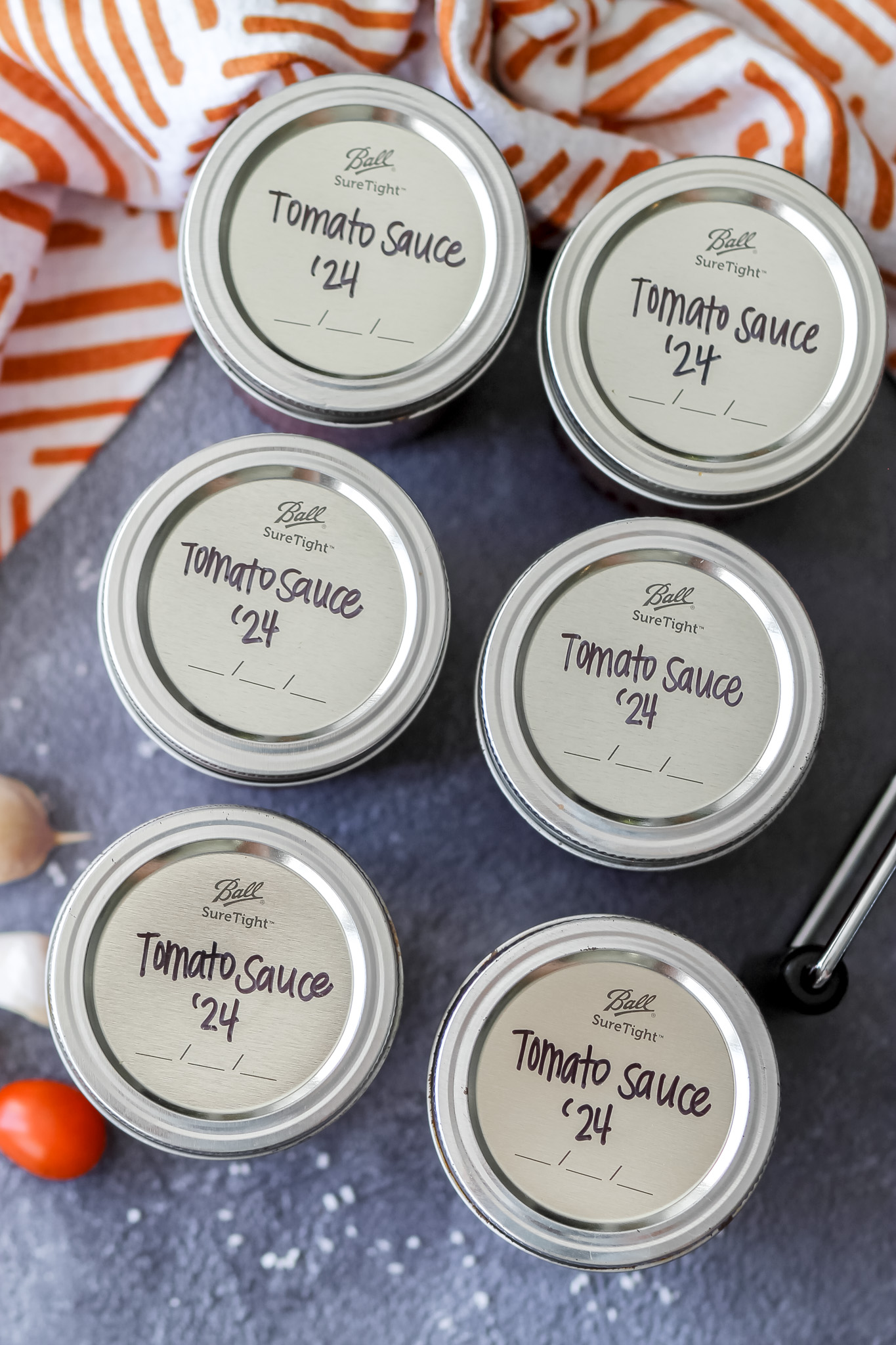 Easy Canned Tomato Sauce - Genuinely Jana